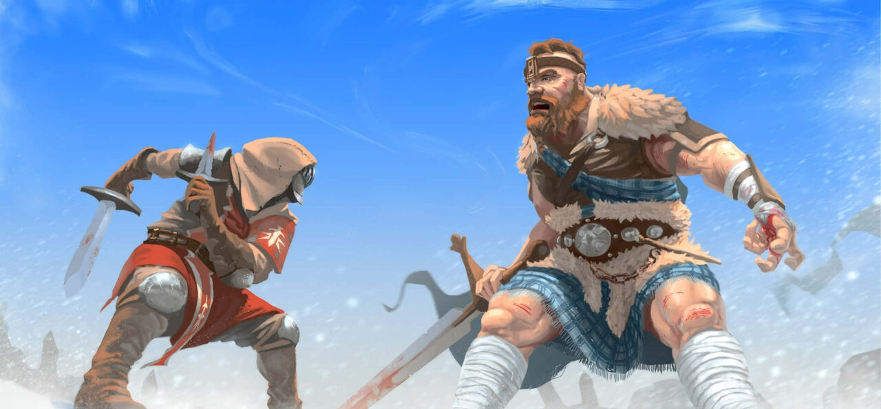 Highlander Warriors Clash in Snow - For Honor Wallpaper | Background ...