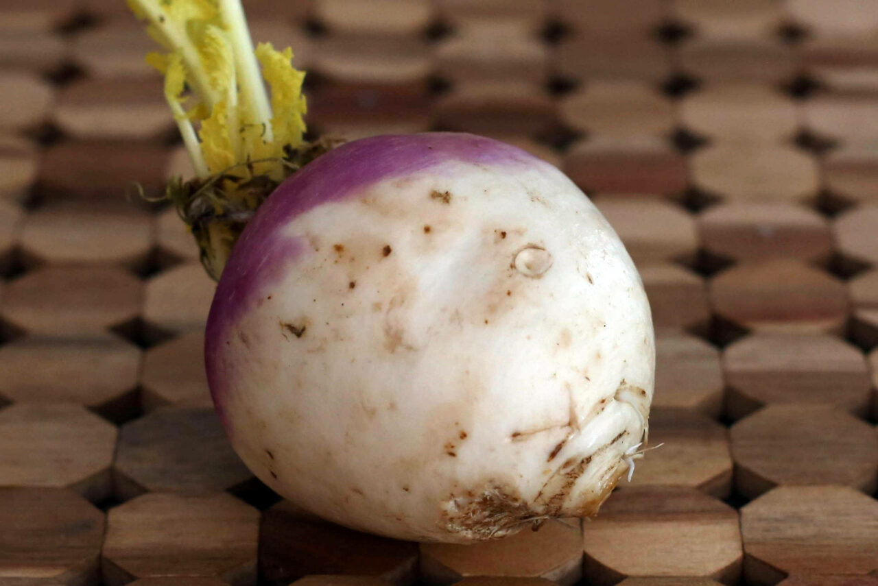 Earthy Turnip on Wooden Table Wallpaper | Background FREE Download ...