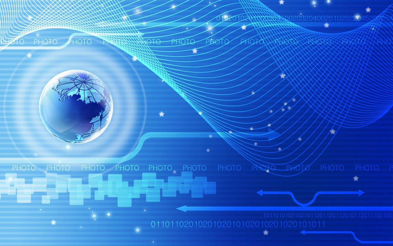 Glowing Globe of Connectivity Futuristic Wallpaper | Background FREE ...