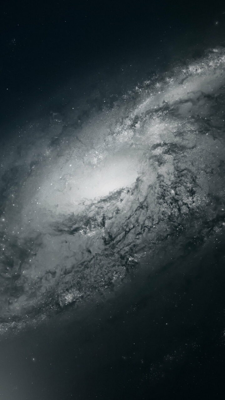 Mesmerizing Monochrome Galaxy Space Art Wallpaper | Background FREE ...