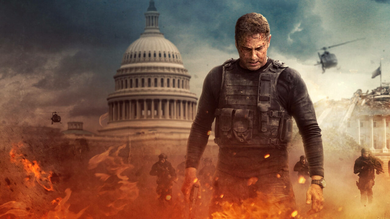 Gerard Butler Washington Chaos Angel Has Fallen Wallpaper | Background ...