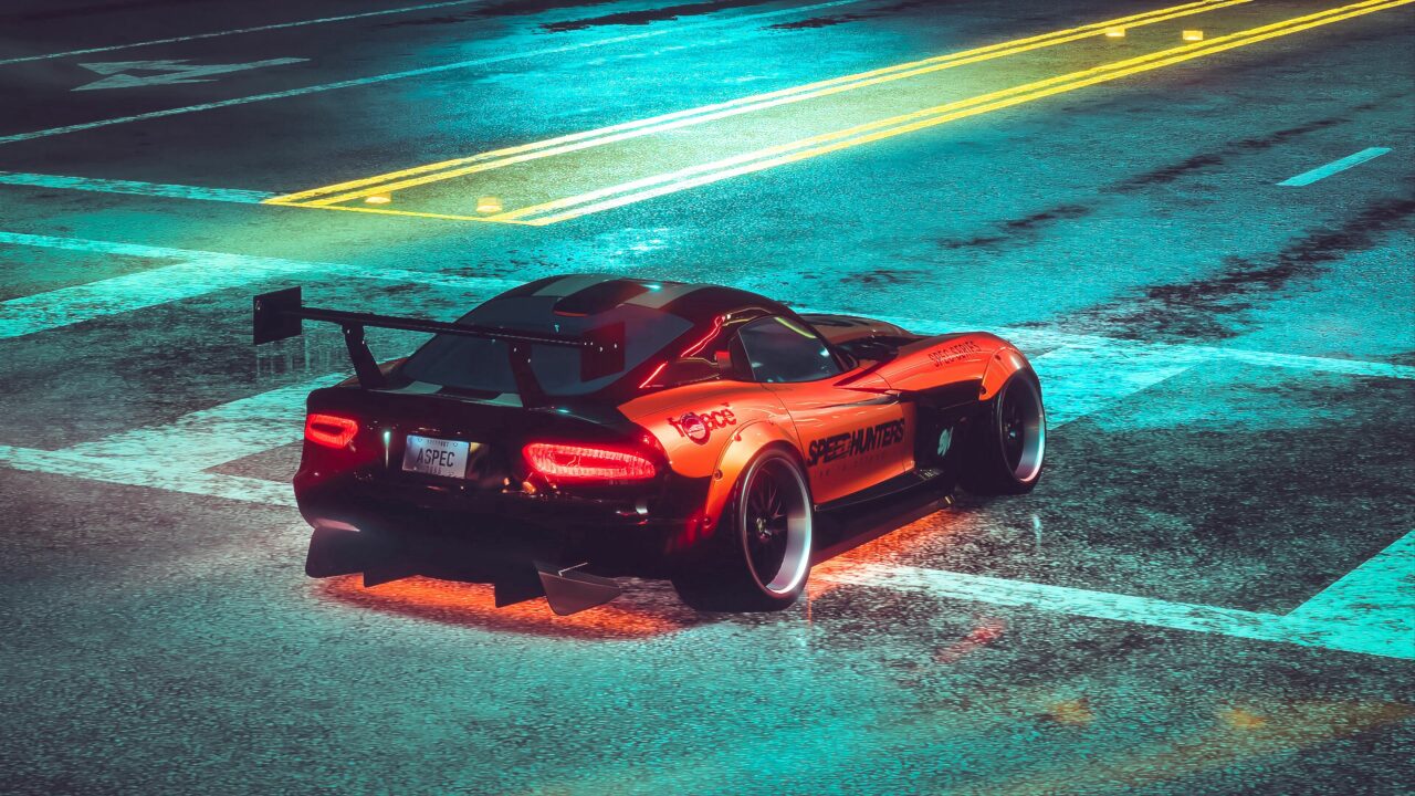 Neon Glow Sports Car Wallpaper | Background FREE Download - Vulplex.com