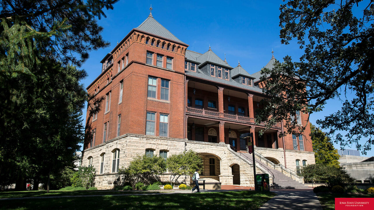 Iowa State University Historic Red Brick Building Wallpaper ...