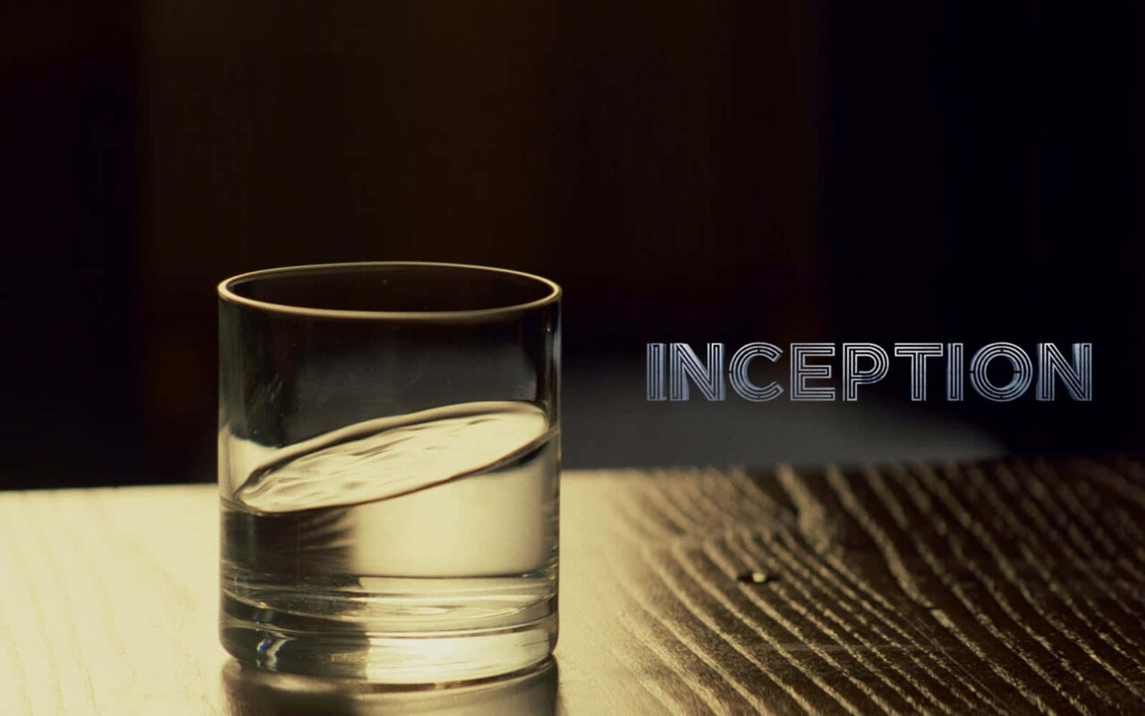Minimalist Inception Glass of Water Surreal Movie Wallpaper ...