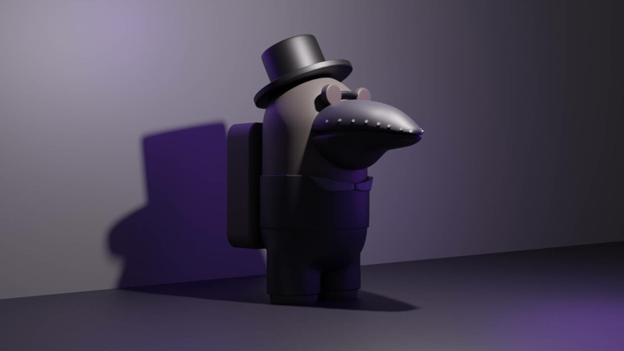 Elegant Among Us Crewmate Wallpaper | Background FREE Download ...