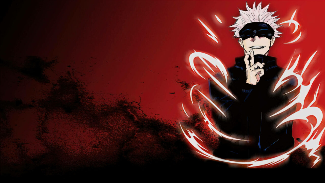 Enigmatic Exorcist Gojo Satoru in Mysterious Void Wallpaper ...