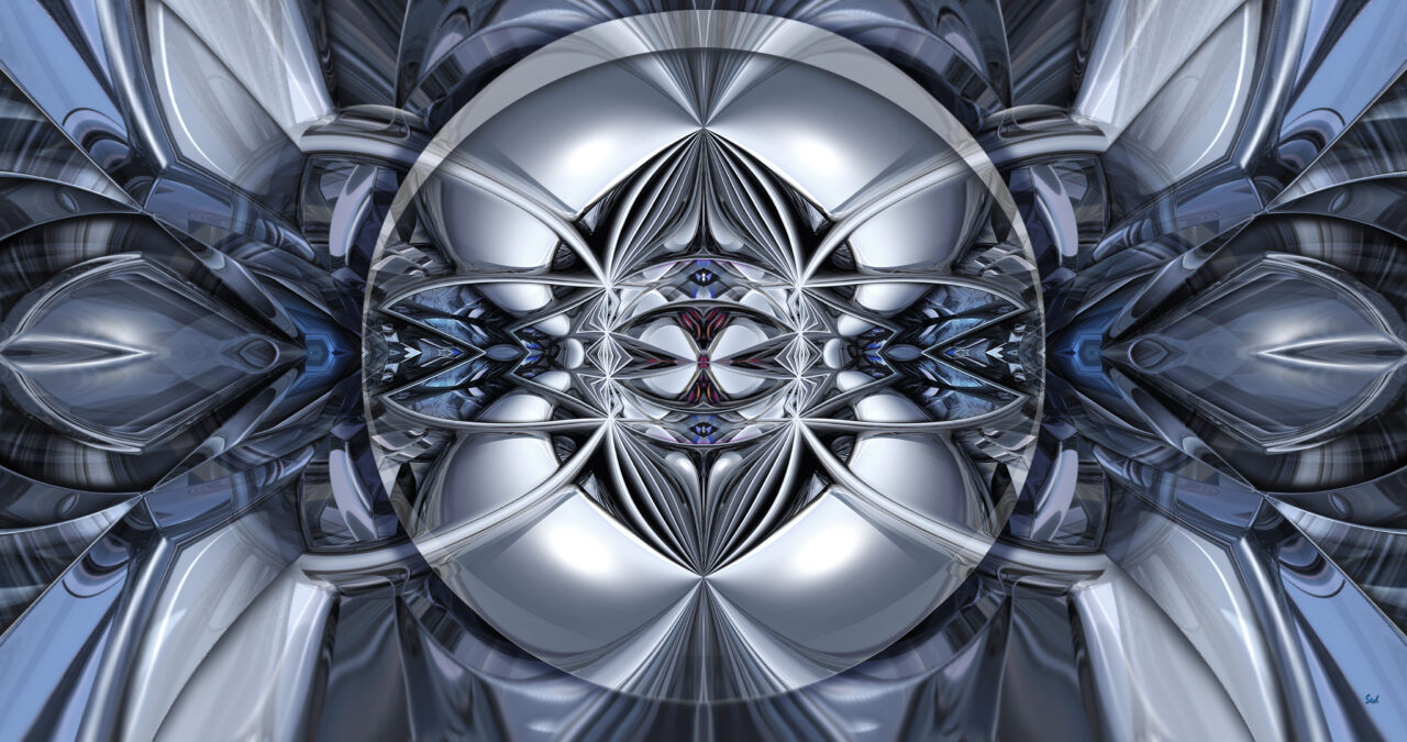 Mesmerizing Gray Fractal Pattern Wallpaper | Background FREE Download ...