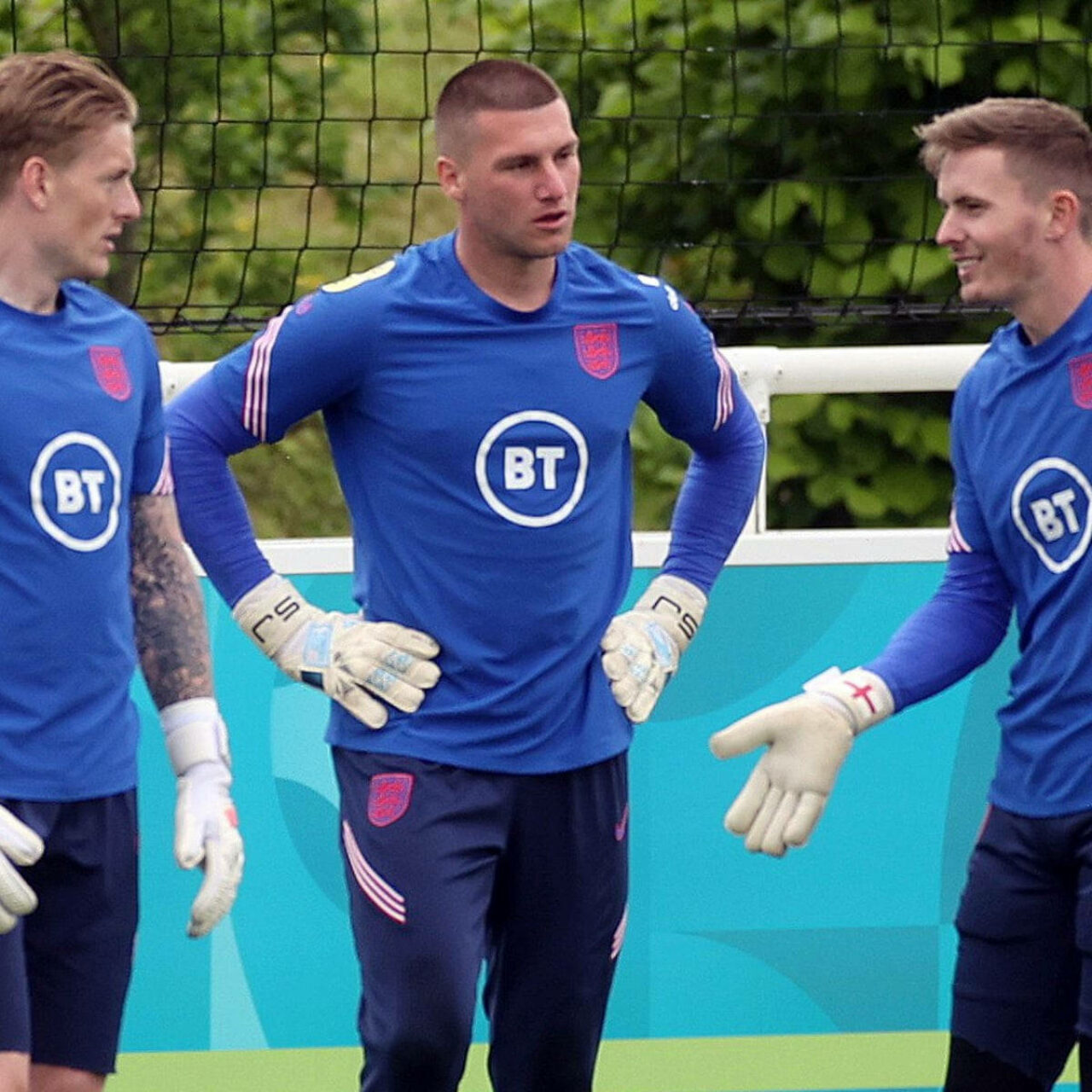 England Goalkeepers Training Euro 2020 Jersey Wallpaper | Background ...