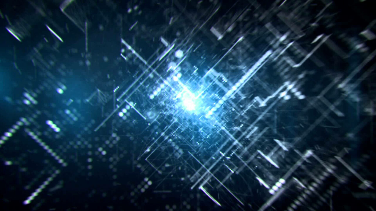 Glowing Blue Digital Technology Wallpaper | Background FREE Download ...