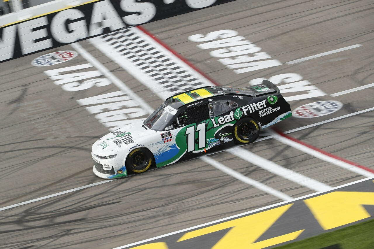 Justin Haley LeafFilter No 11 Race Car Las Vegas Wallpaper | Background ...