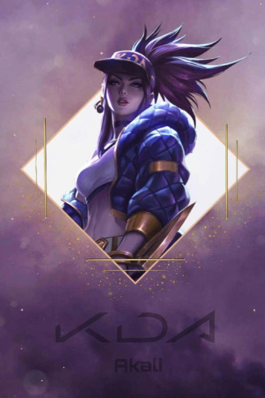 KDA Akali Urban Style Dynamic Pose League of Legends Wallpaper ...