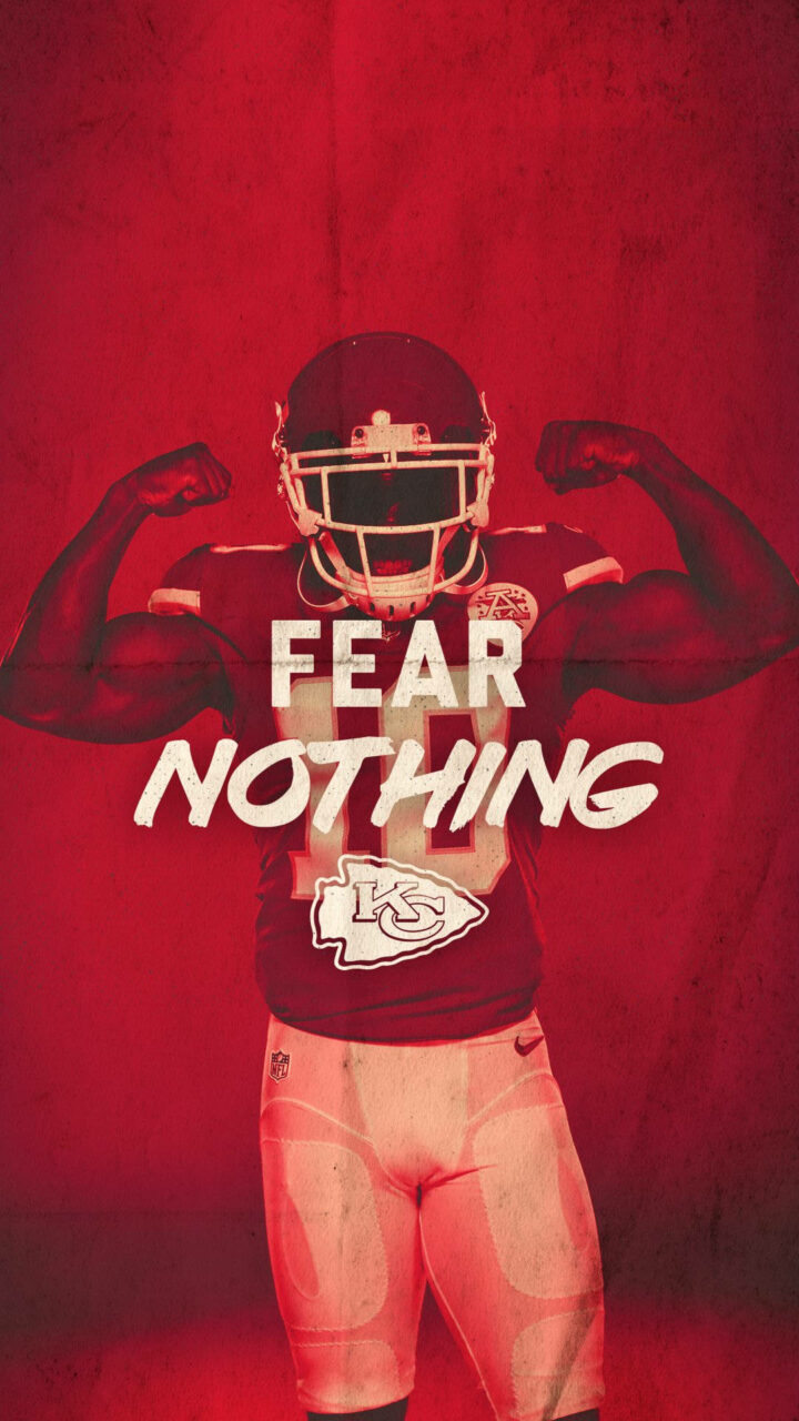 Kansas City Chiefs Fear Nothing Player Power Wallpaper | Background ...