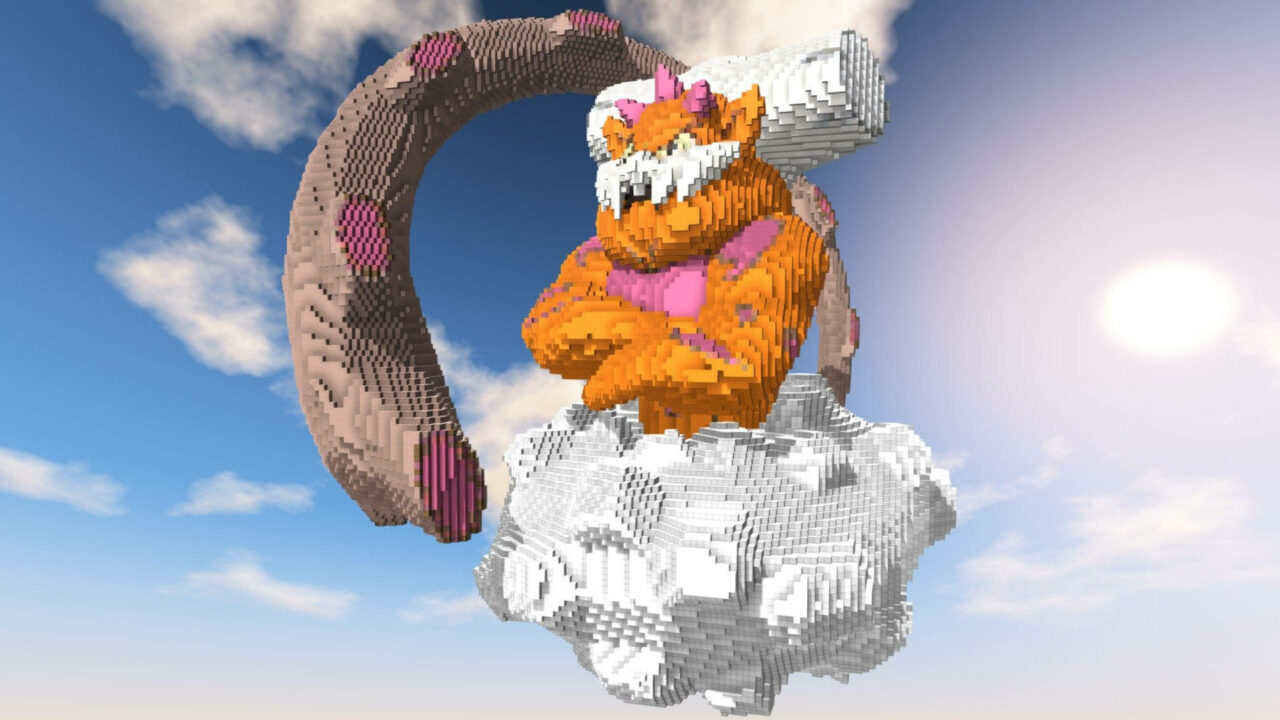 Minecraft Landorus Pixel Art Wallpaper | Background FREE Download ...