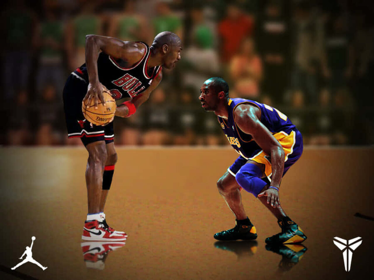 Legends Michael Jordan and Kobe Bryant Wallpaper. | Background FREE ...