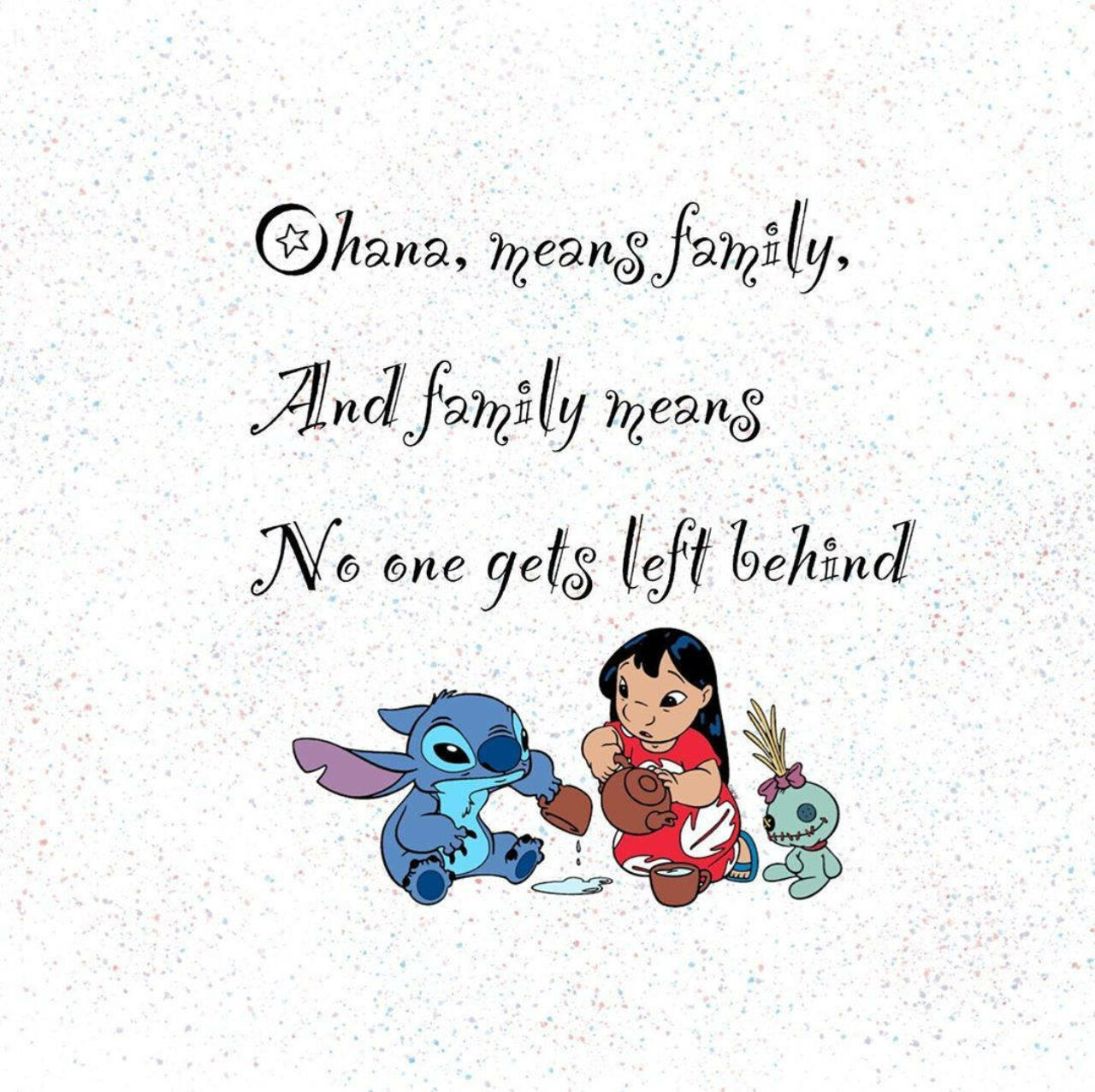 Ohana Means Family Lilo and Stitch Wallpaper | Background FREE Download ...