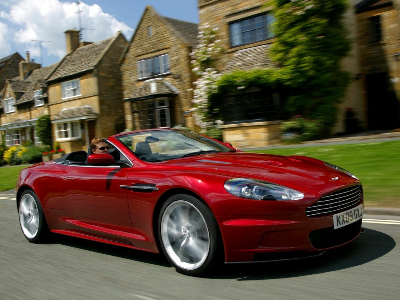 Red Aston Martin DBS Scenic Route Wallpaper | Background FREE Download ...