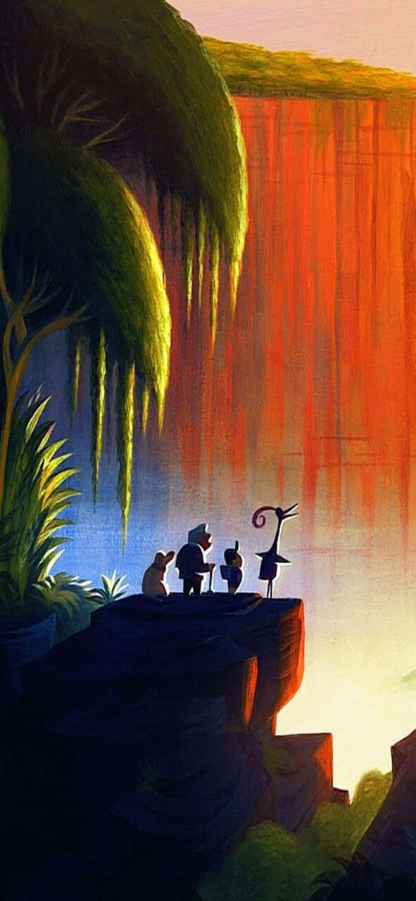 Magical Waterfall Wonderland Disney Wallpaper | Background FREE ...