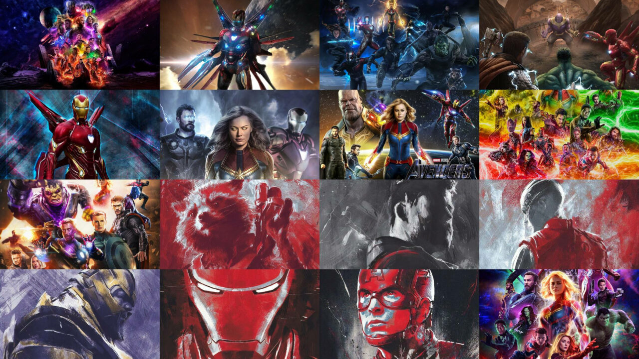 Vibrant 4K Avengers Collage Wallpaper | Background FREE Download ...