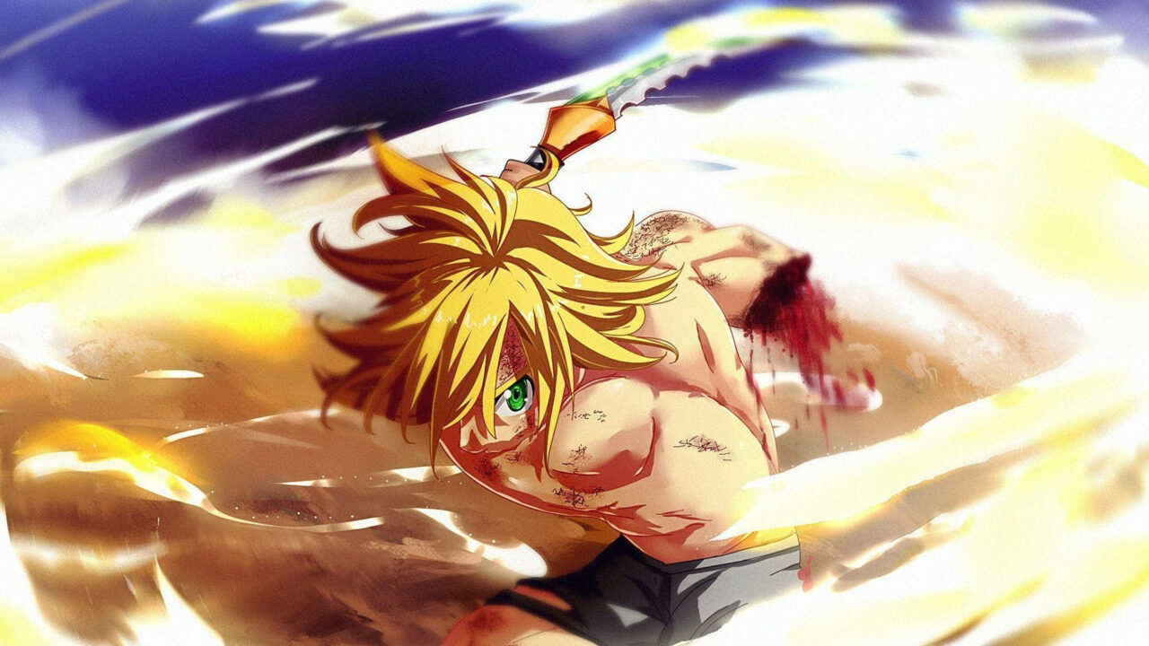 Meliodas Battle-Ready Against Seven Deadly Sins Wallpaper | Background ...