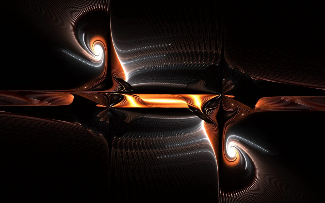 Luminous Swirls in Warm Tones Wallpaper | Background FREE Download ...