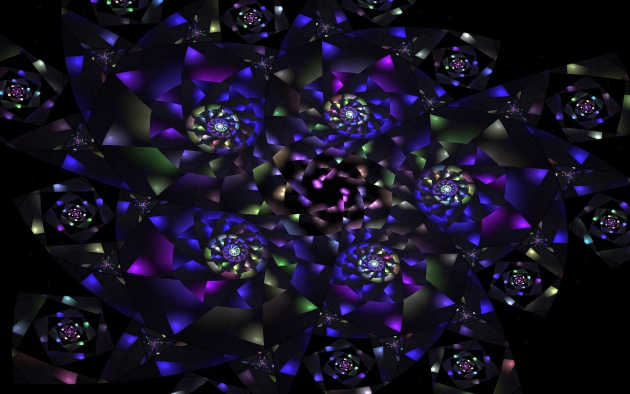 Vibrant Floral Kaleidoscope Wallpaper | Background FREE Download ...