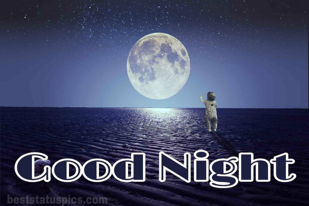 Enchanting Moonlit Good Night Sky Wallpaper | Background FREE Download ...