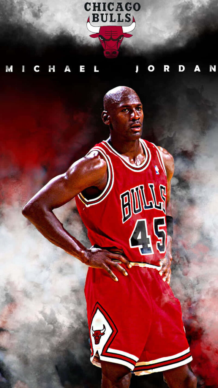 Michael Jordan: The Legendary Dunk Shot King Wallpaper | Background ...