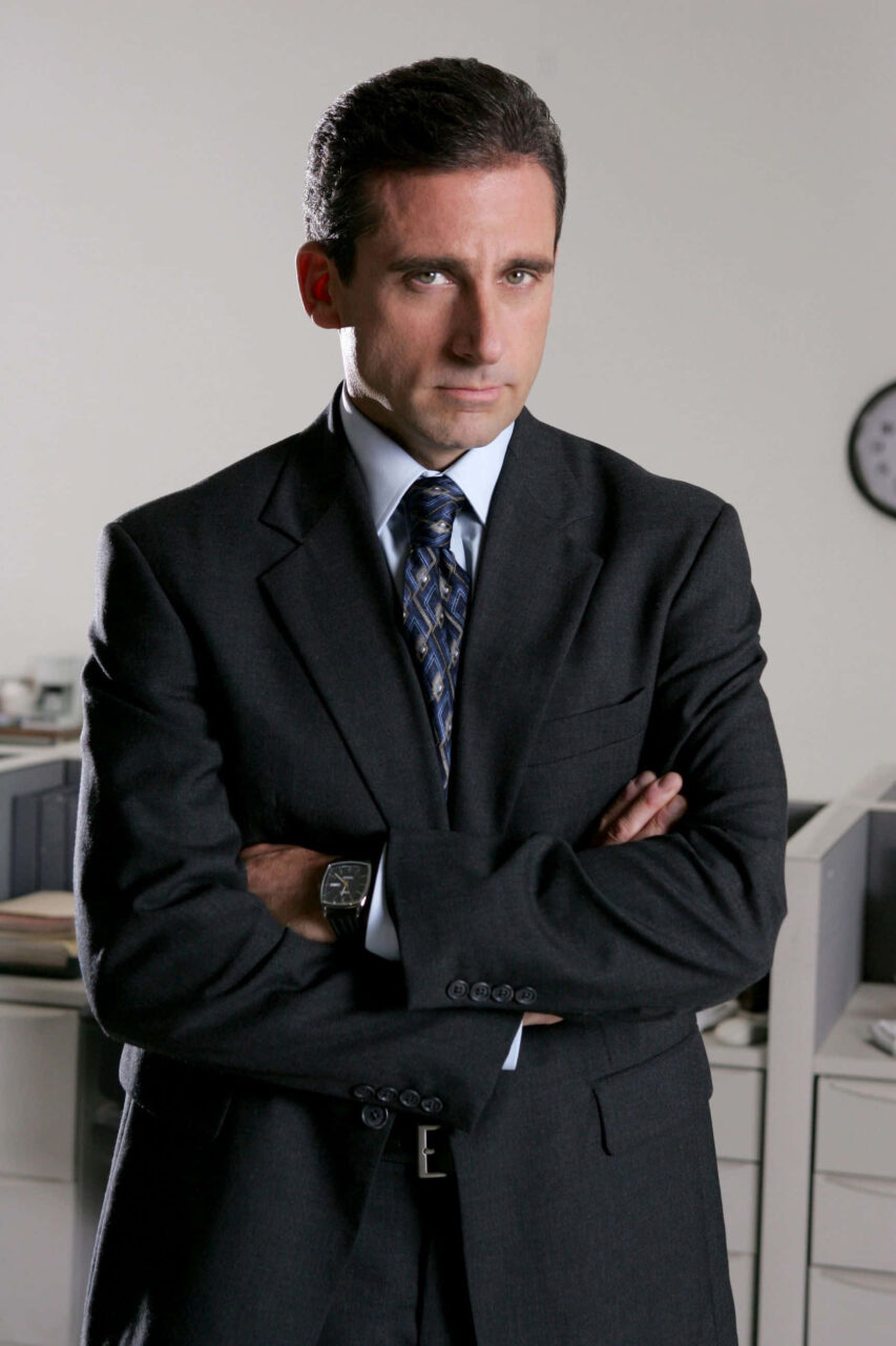 Michael Scott's Confident Office Appeal Wallpaper | Background FREE ...