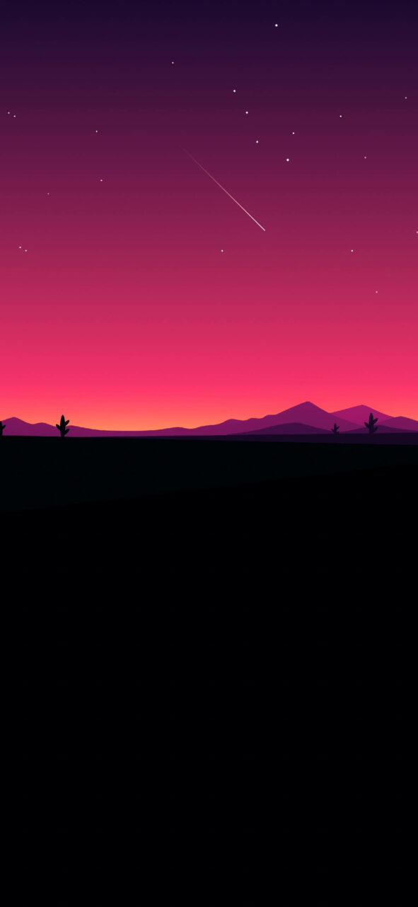 Twilight Serenity Red Gradient Wallpaper | Background FREE Download ...