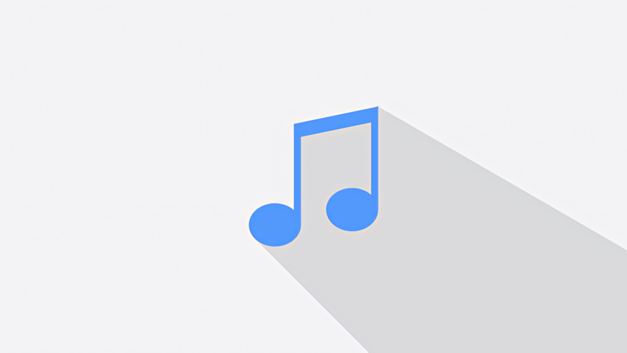 Modern Blue Music Note Wallpaper | Background FREE Download - Vulplex.com