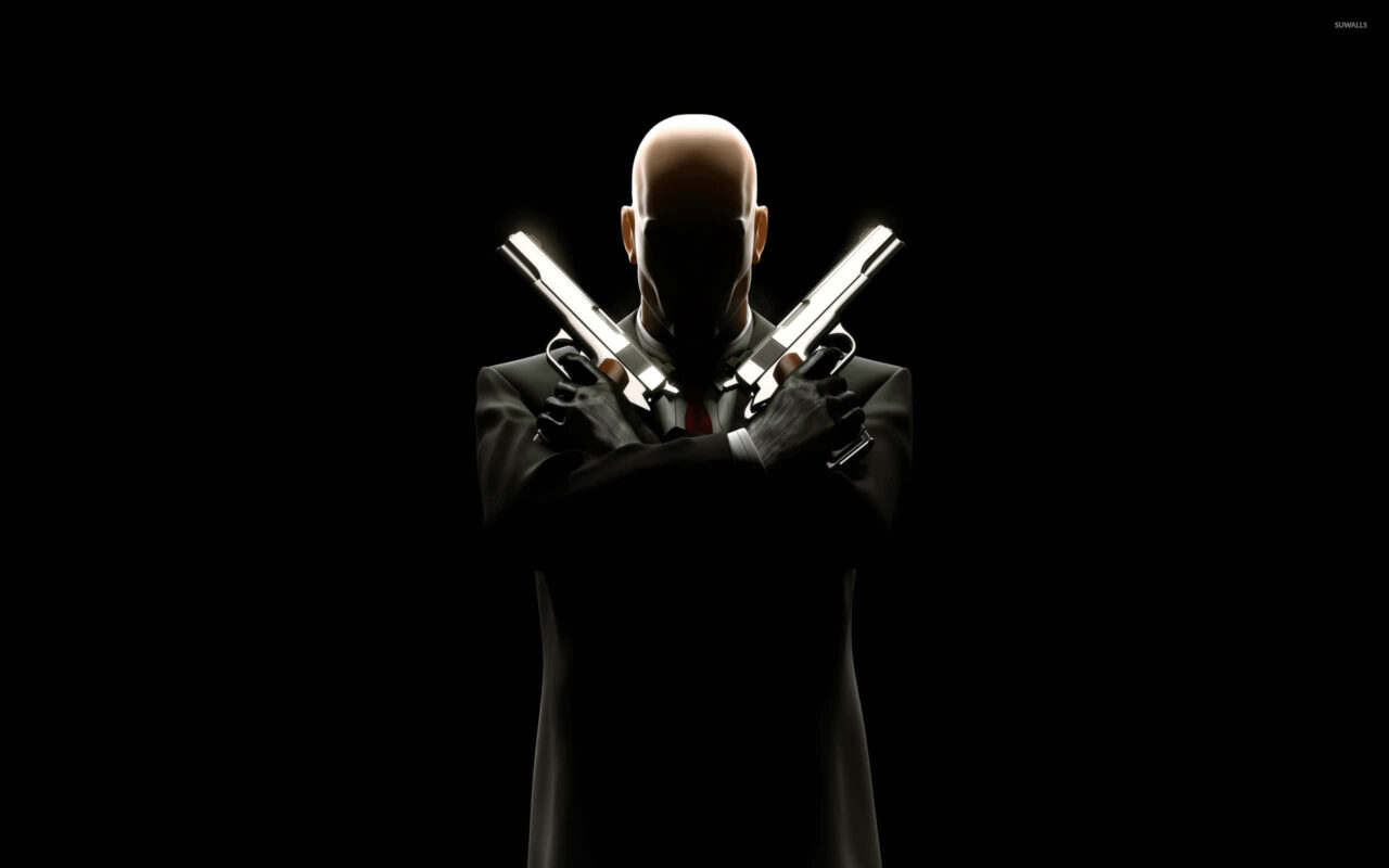 Shadowy Hitman Minimalist Wallpaper | Background FREE Download ...