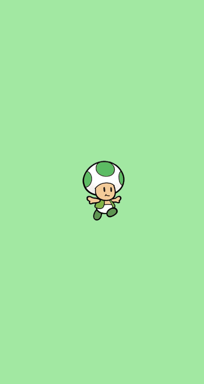 Calm Minimalist Green Character Wallpaper | Background FREE Download ...
