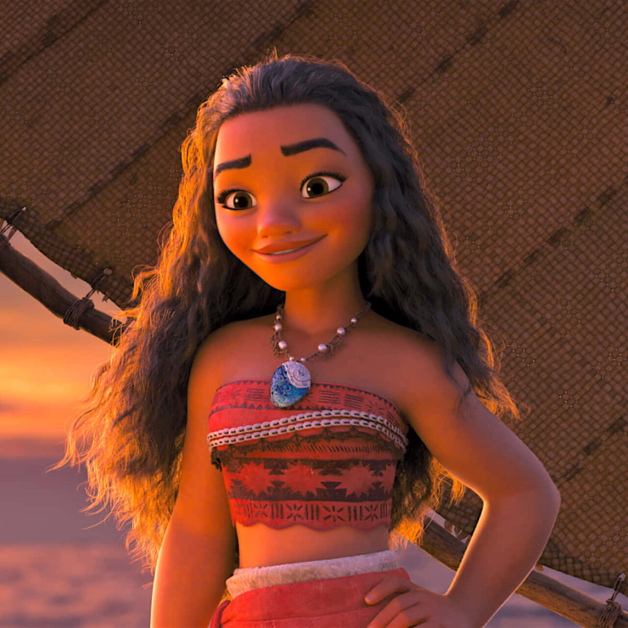 Vibrant Sunset Adventure Moana Wallpaper | Background FREE Download ...