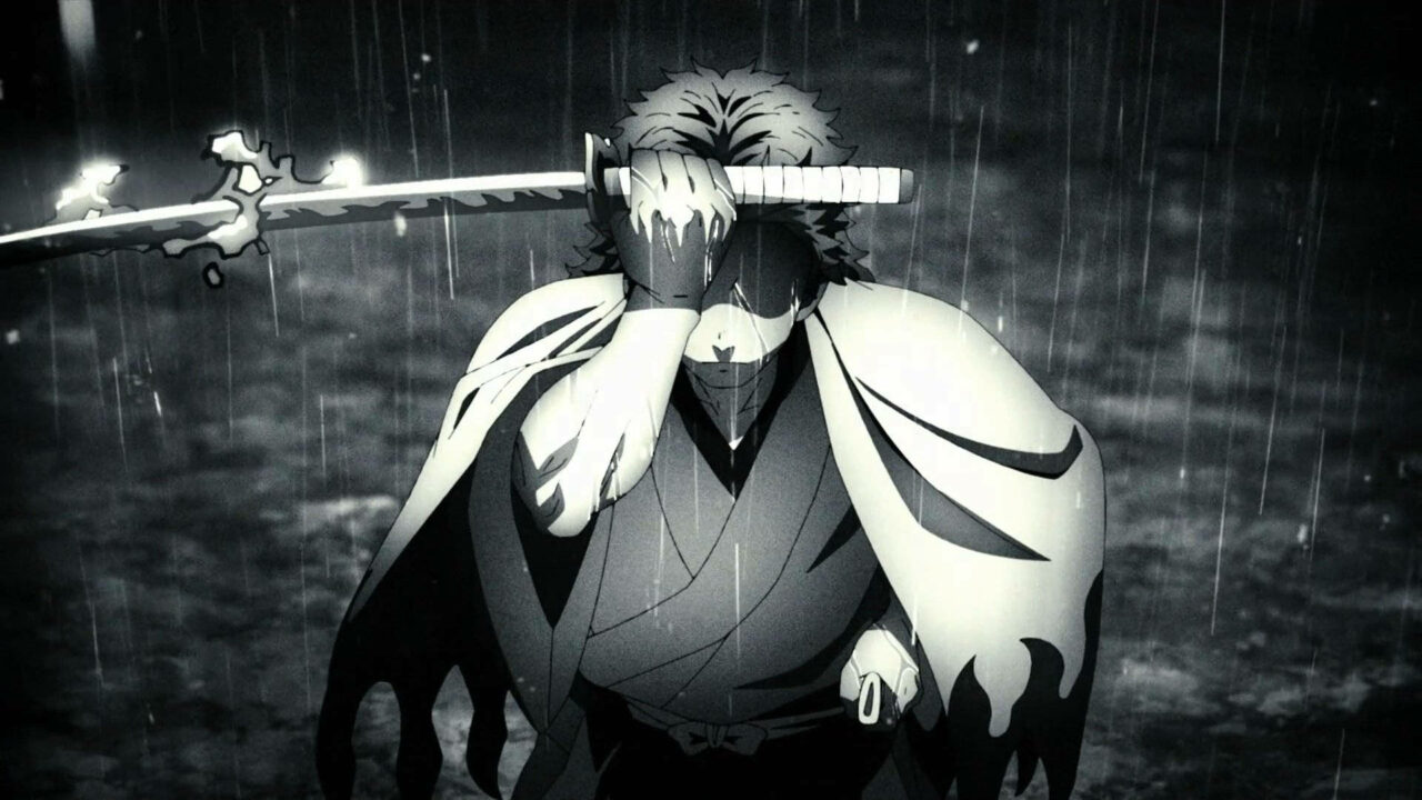 Monochrome Warrior Ready for Battle Wallpaper | Background FREE ...