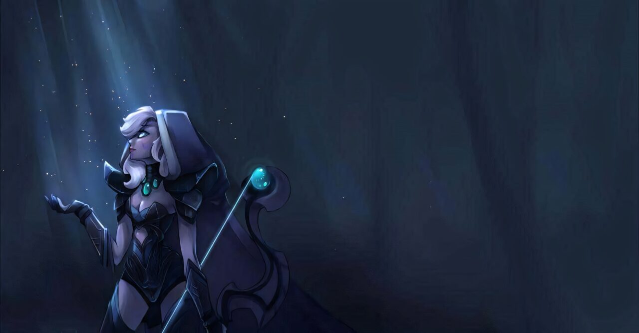 Mystical Drow Ranger Enchanted Armor Fantasy Wallpaper | Background ...