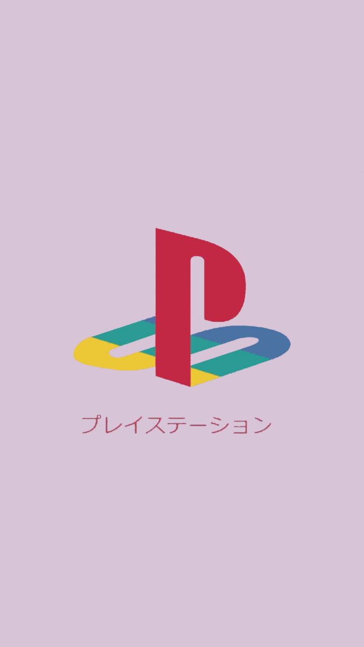 Retro PlayStation Logo on Light Purple Background Wallpaper | FREE ...