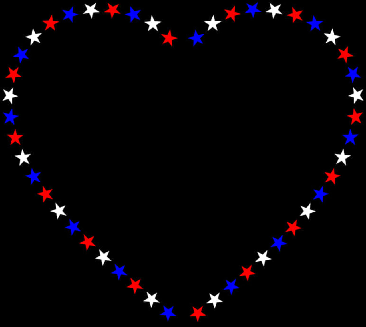 Patriotic Heart of Stars Wallpaper | Background FREE Download - Vulplex.com