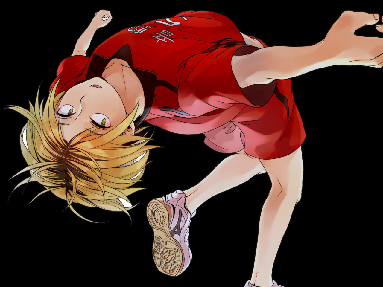 Intense Kenma Volleyball Action Wallpaper | Background FREE Download ...