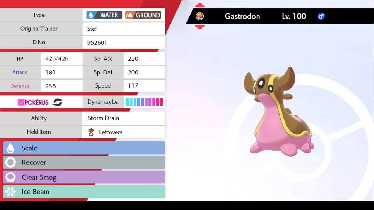 Level 100 West Sea Gastrodon Stats and Moveset Wallpaper | Background ...