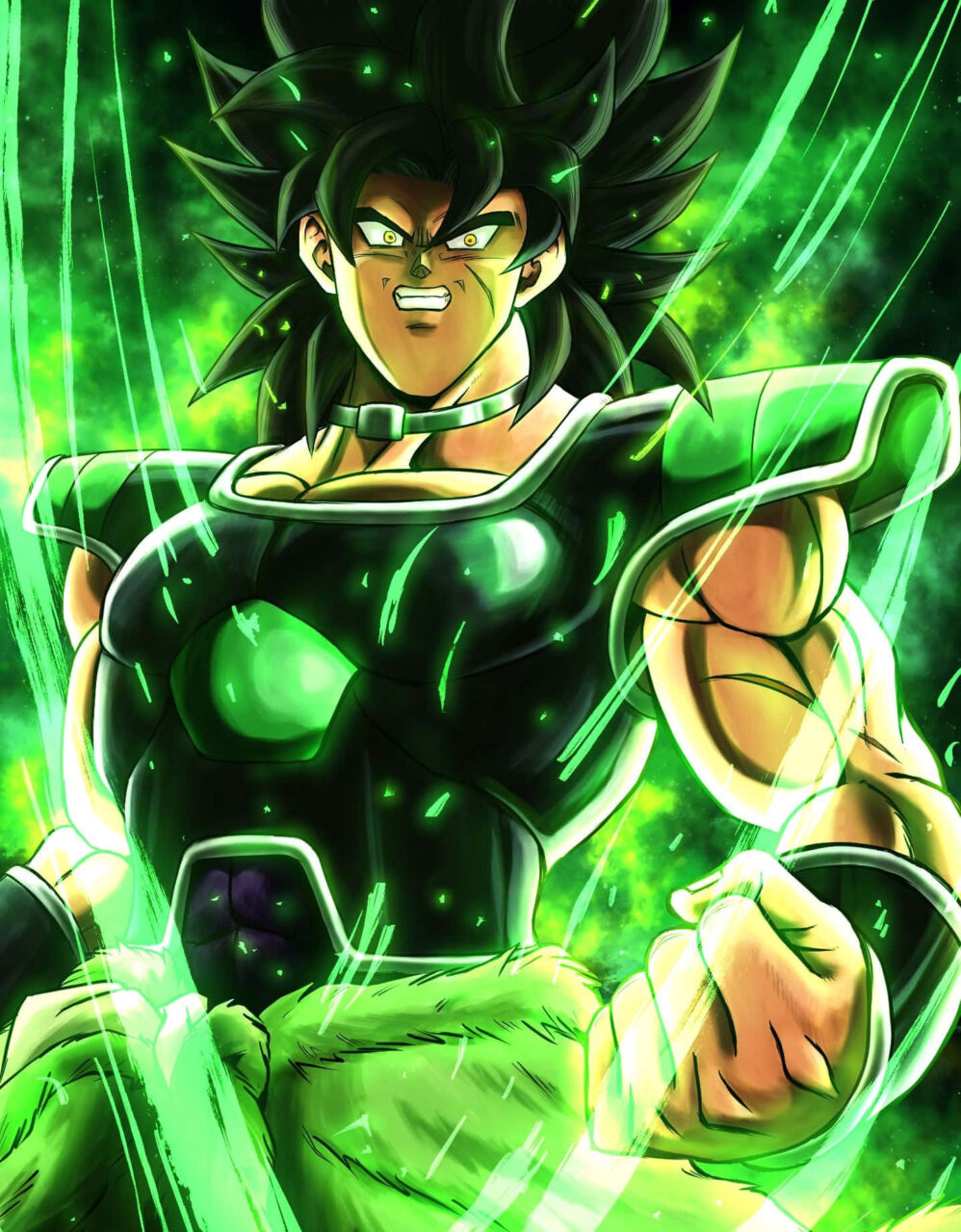 Breathtaking Broly Super Saiyan Transformation Wallpaper | Background ...