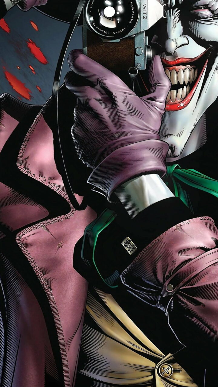 Sinister Bad Joker Punch Hole HD Phone Wallpaper | Background FREE ...