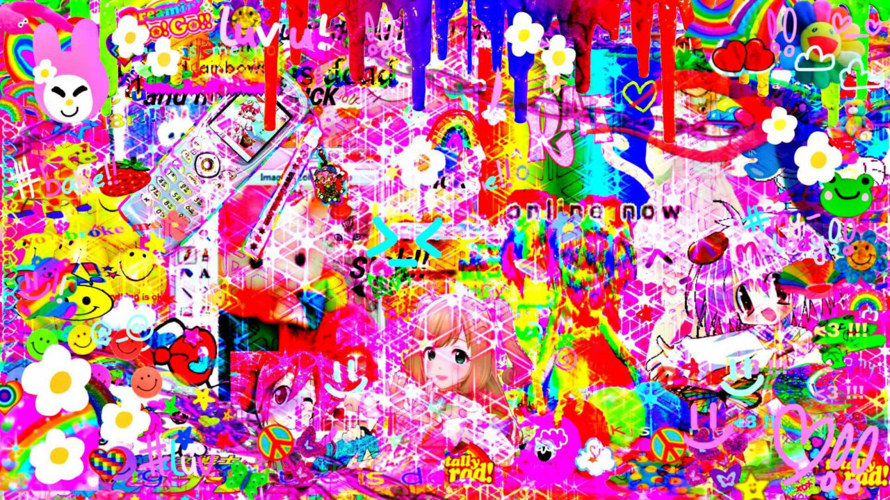Whimsical Weirdcore Cartoon Characters Wallpaper | Background FREE ...