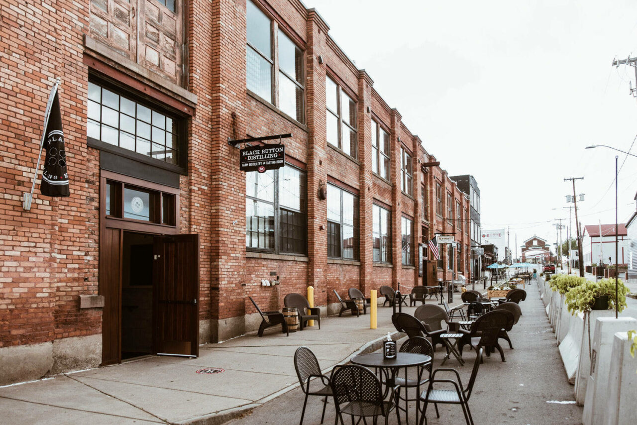 Railroad Street Brewing Brick Building Exterior Wallpaper | Background ...
