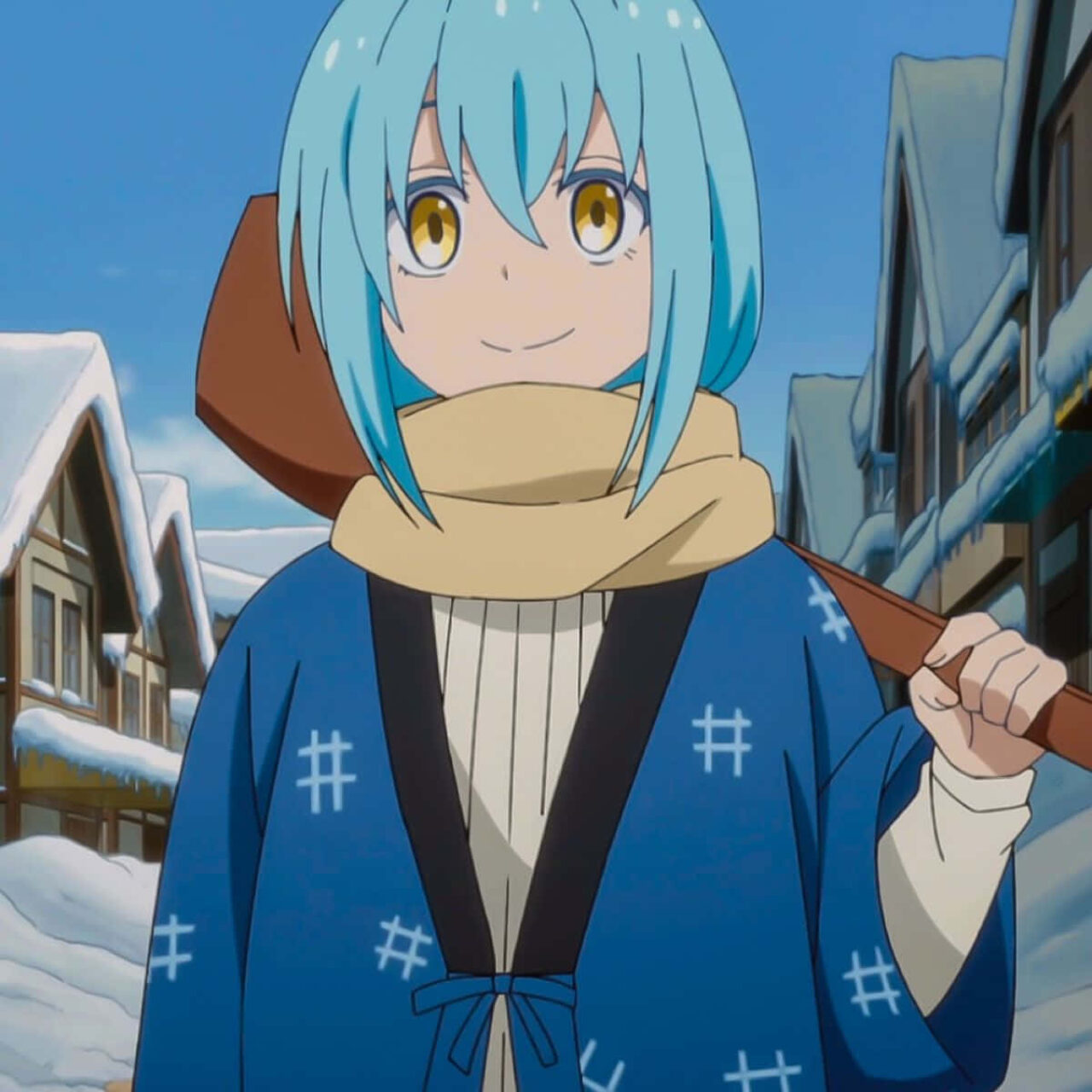 Rimuru Winter Outfit Snowy Village That Time I Got Reincarnated as a ...