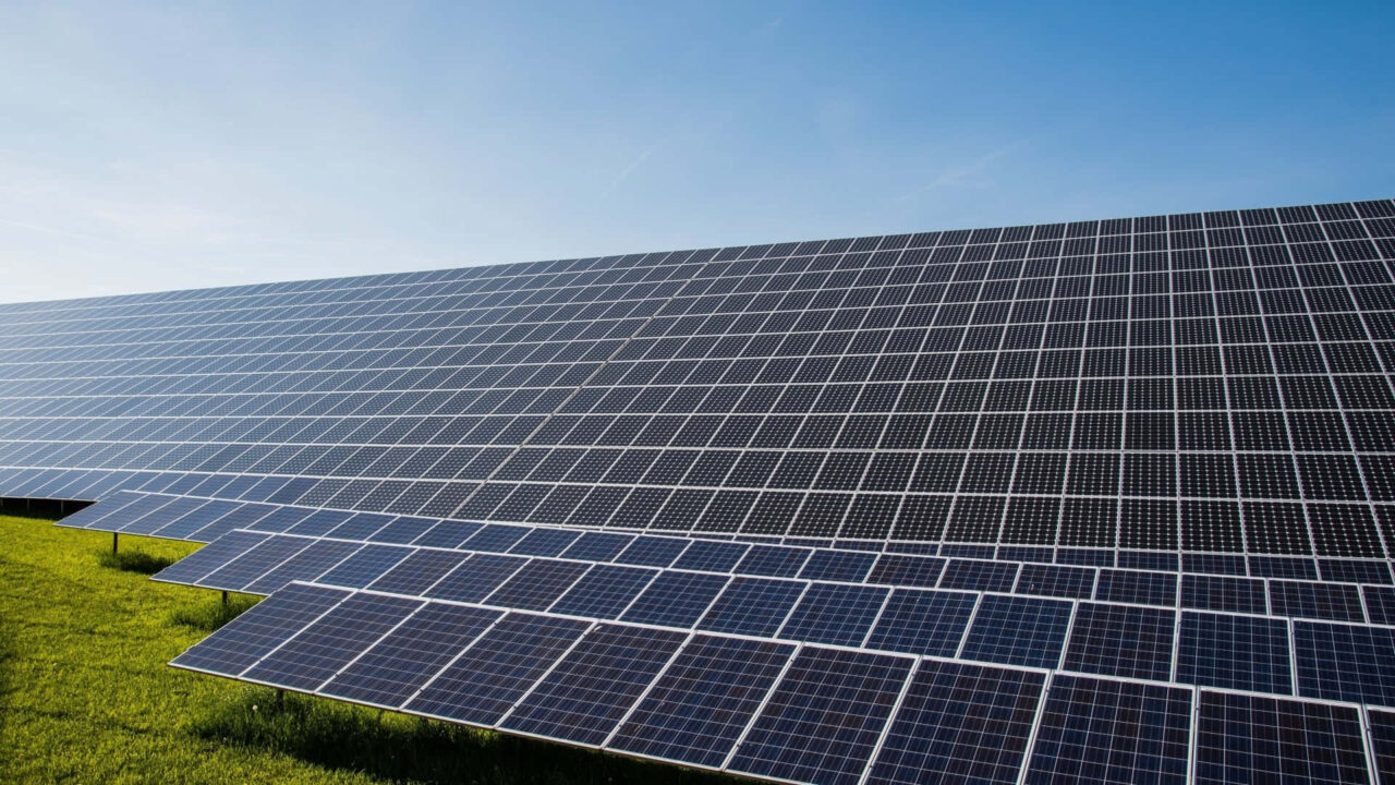 Solar Harmony in a Clear Blue Sky Wallpaper | Background FREE Download ...