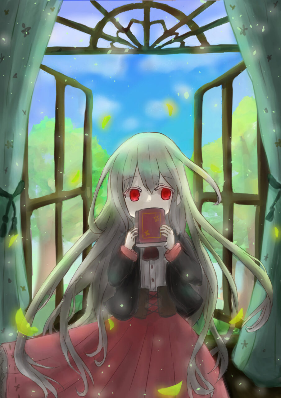 Serene Anime Girl by Window Wallpaper | Background FREE Download ...