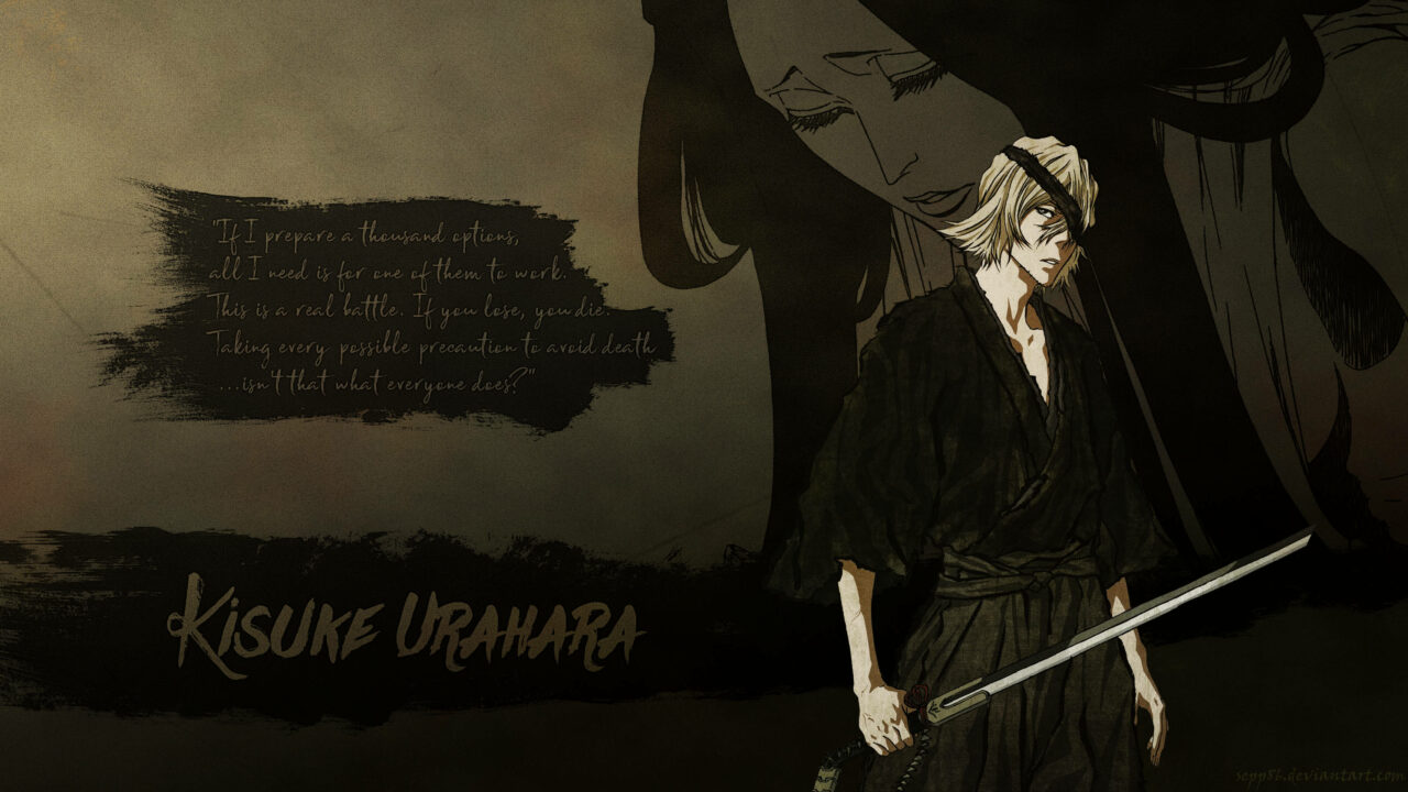 Mysterious Kisuke Urahara and Retsu Unohana Wallpaper | Background FREE ...