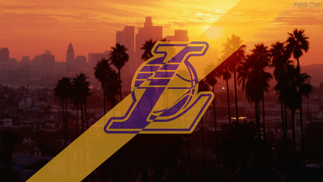 Iconic Los Angeles Lakers Logo Wallpaper | Background FREE Download ...