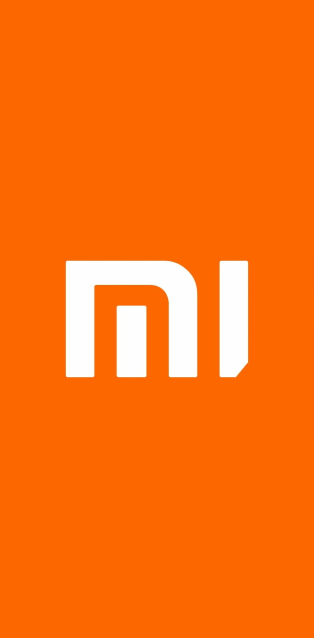 Vibrant Orange Xiaomi Logo HD Phone Wallpaper | Background FREE ...