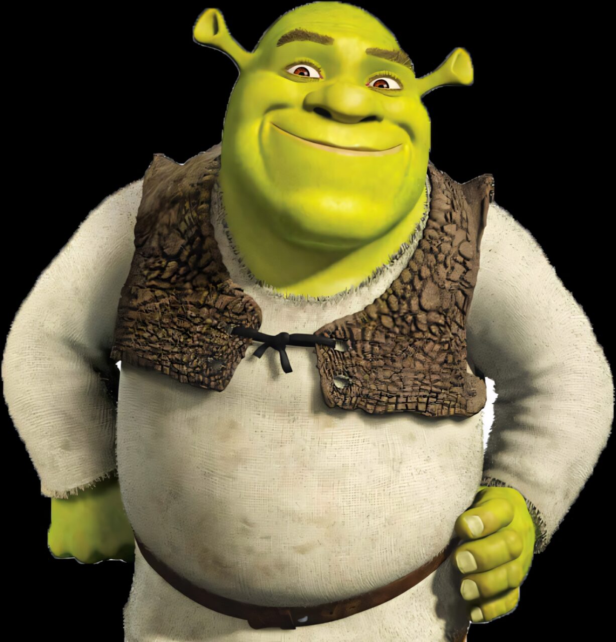 Joyful Shrek Close-Up Portrait Wallpaper | Background FREE Download ...